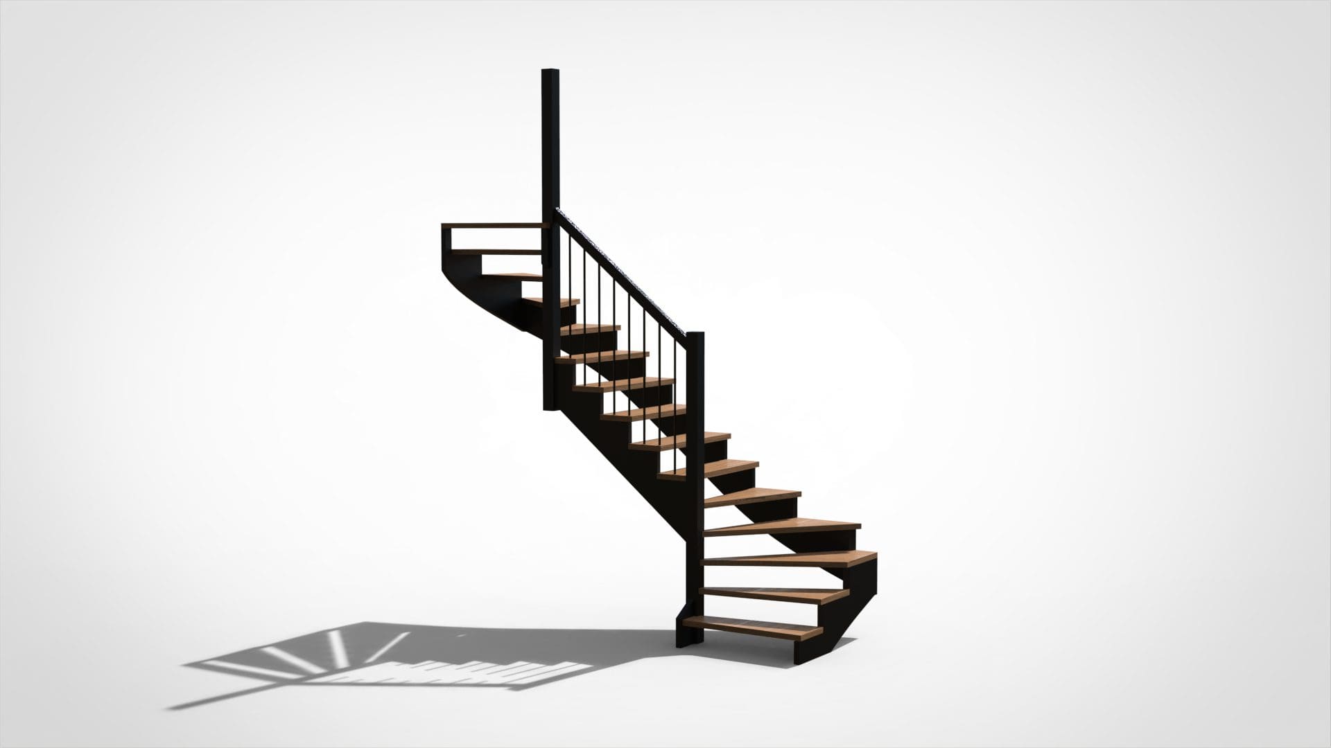 Dubbelkwart trap op keepboom - CPI Trappen : CPI Trappen